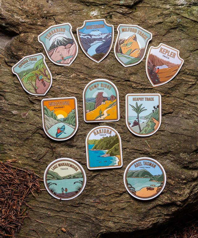 New Zealand Great Walks Stickers Collection | Hike Aotearoa – Hike Aotearoa