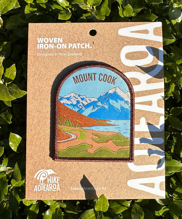 Mount Cook Patch - New Zealand Iron-on Patch | Hike Aotearoa – Hike ...
