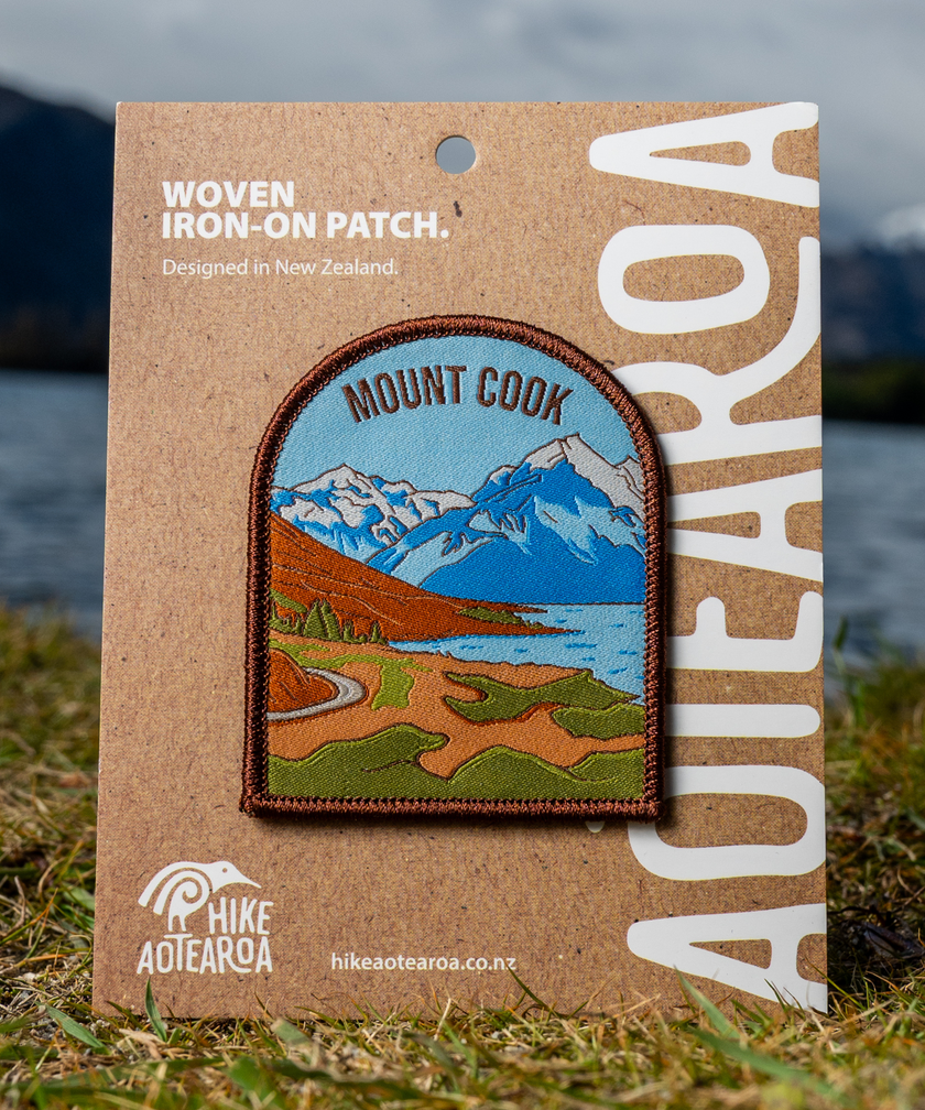 Mount Cook Patch - New Zealand Iron-on Patch | Hike Aotearoa – Hike ...