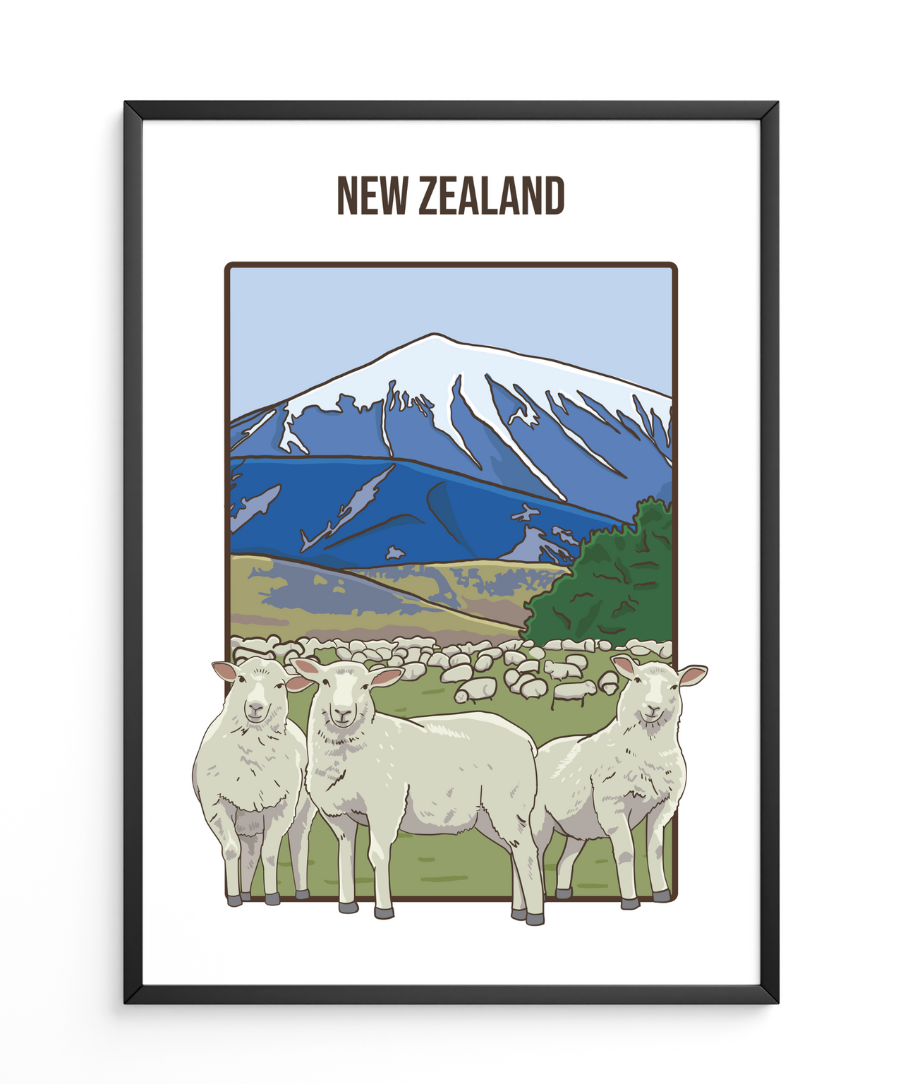 New Zealand Print | Hike Aotearoa – Hike Aotearoa