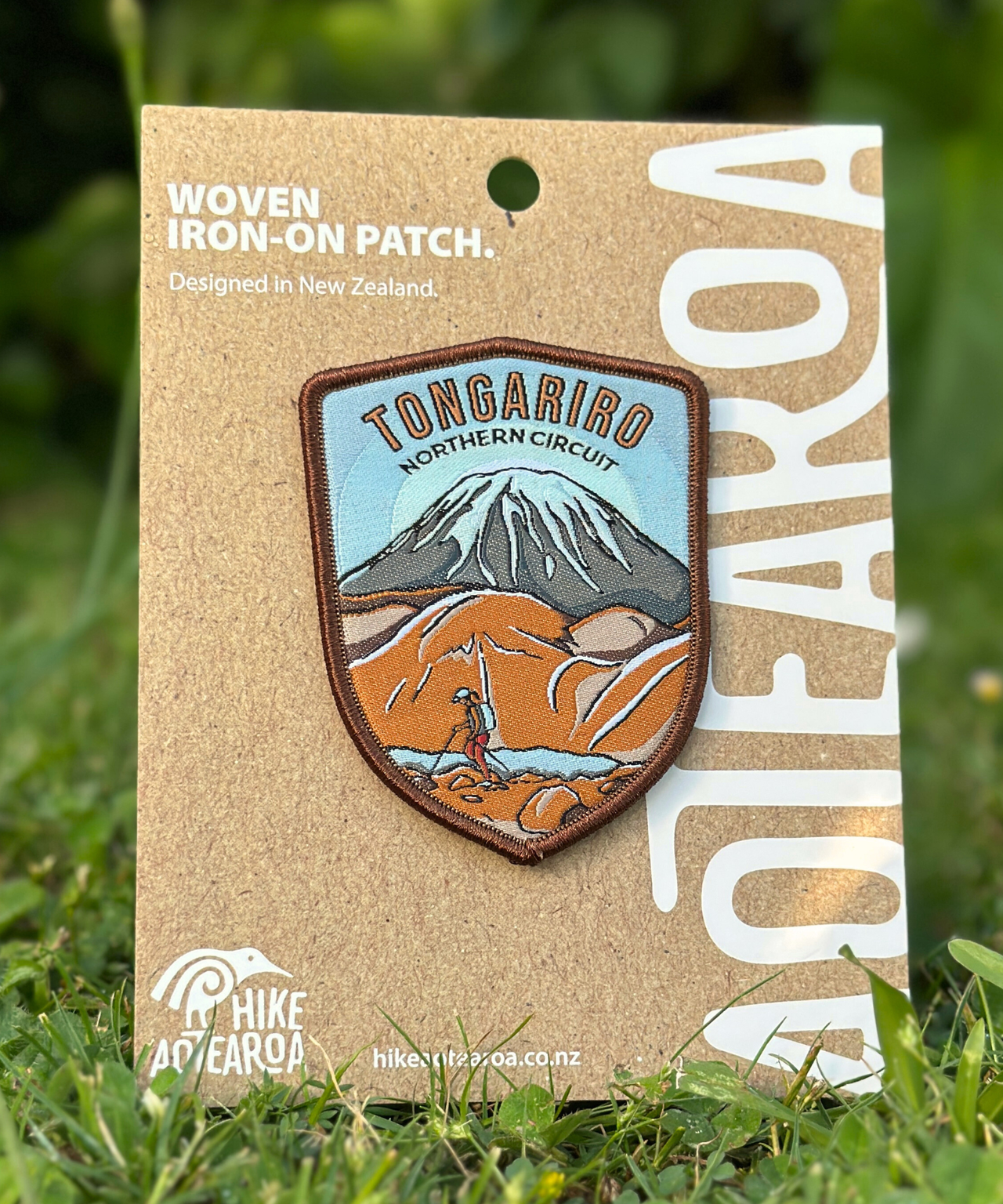 Tongariro Northern Circuit Patch - Woven Iron-On Patch | Hike Aotearoa ...