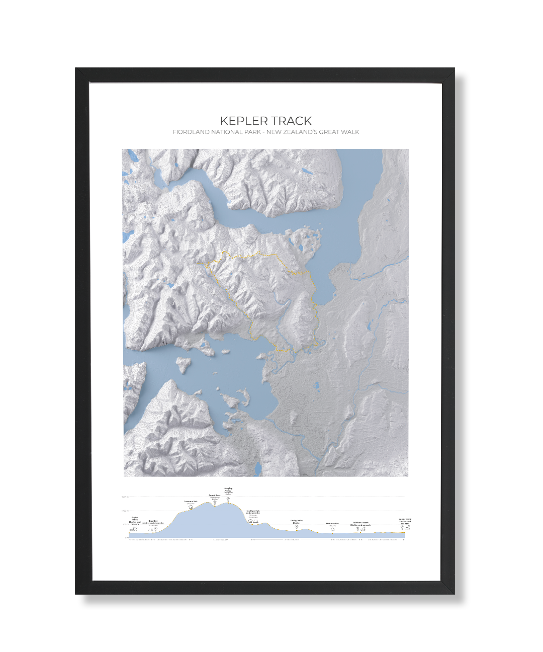 Kepler Track Poster – Hike Aotearoa