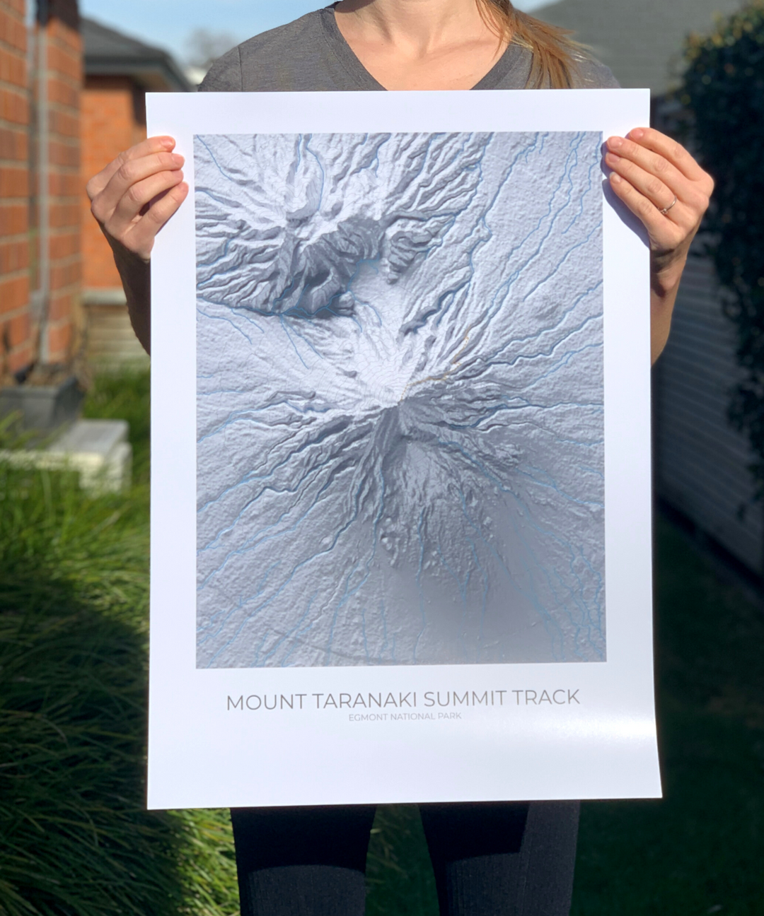 Mt Taranaki Summit Track Poster – Hike Aotearoa