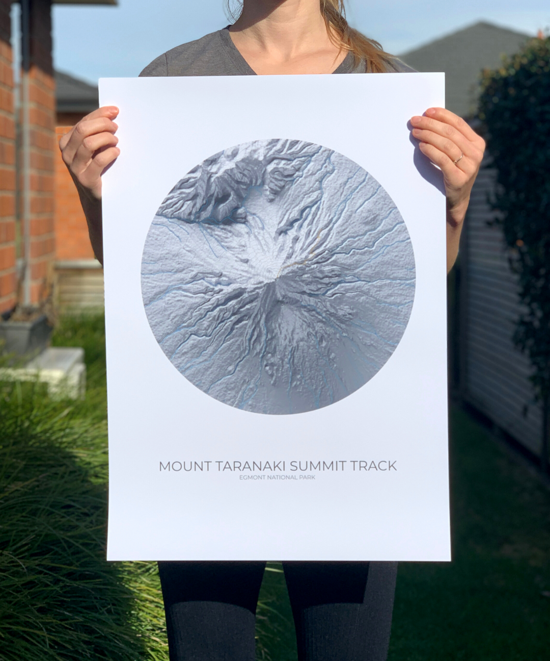 Mt Taranaki Summit Track Poster – Hike Aotearoa