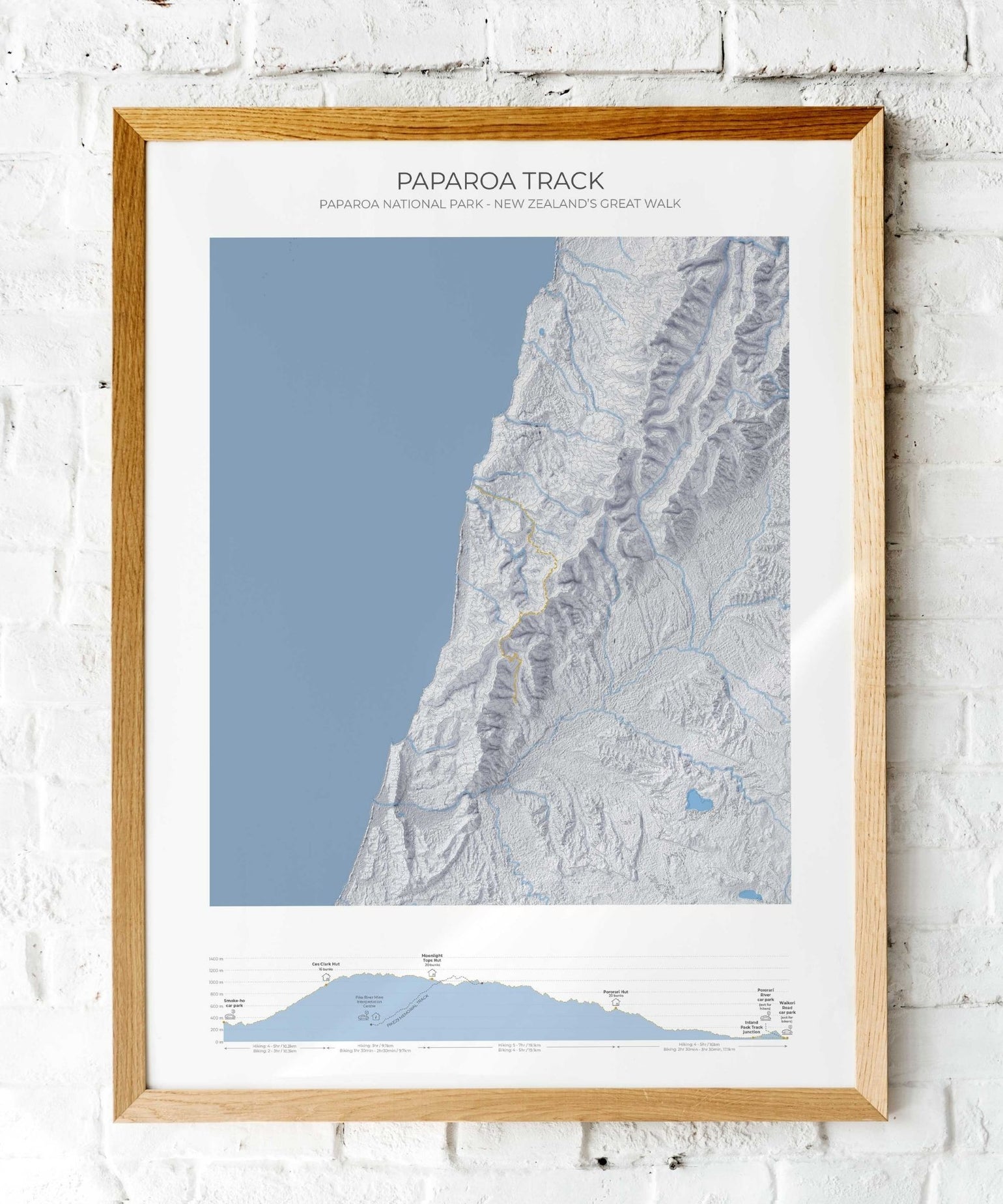 Paparoa Track Poster – Hike Aotearoa