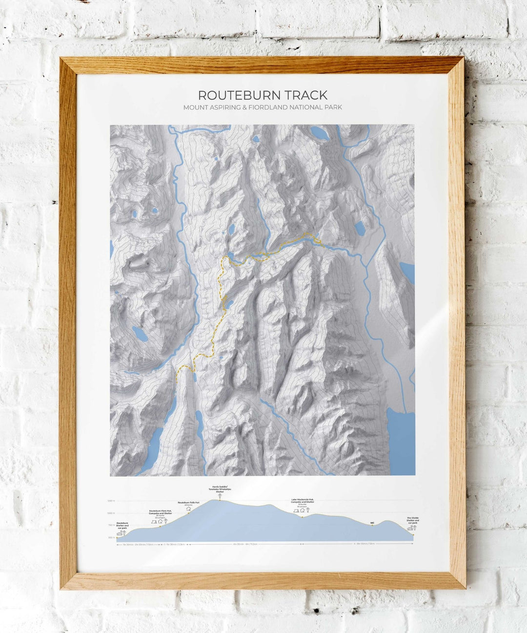 Routeburn Track Poster – Hike Aotearoa